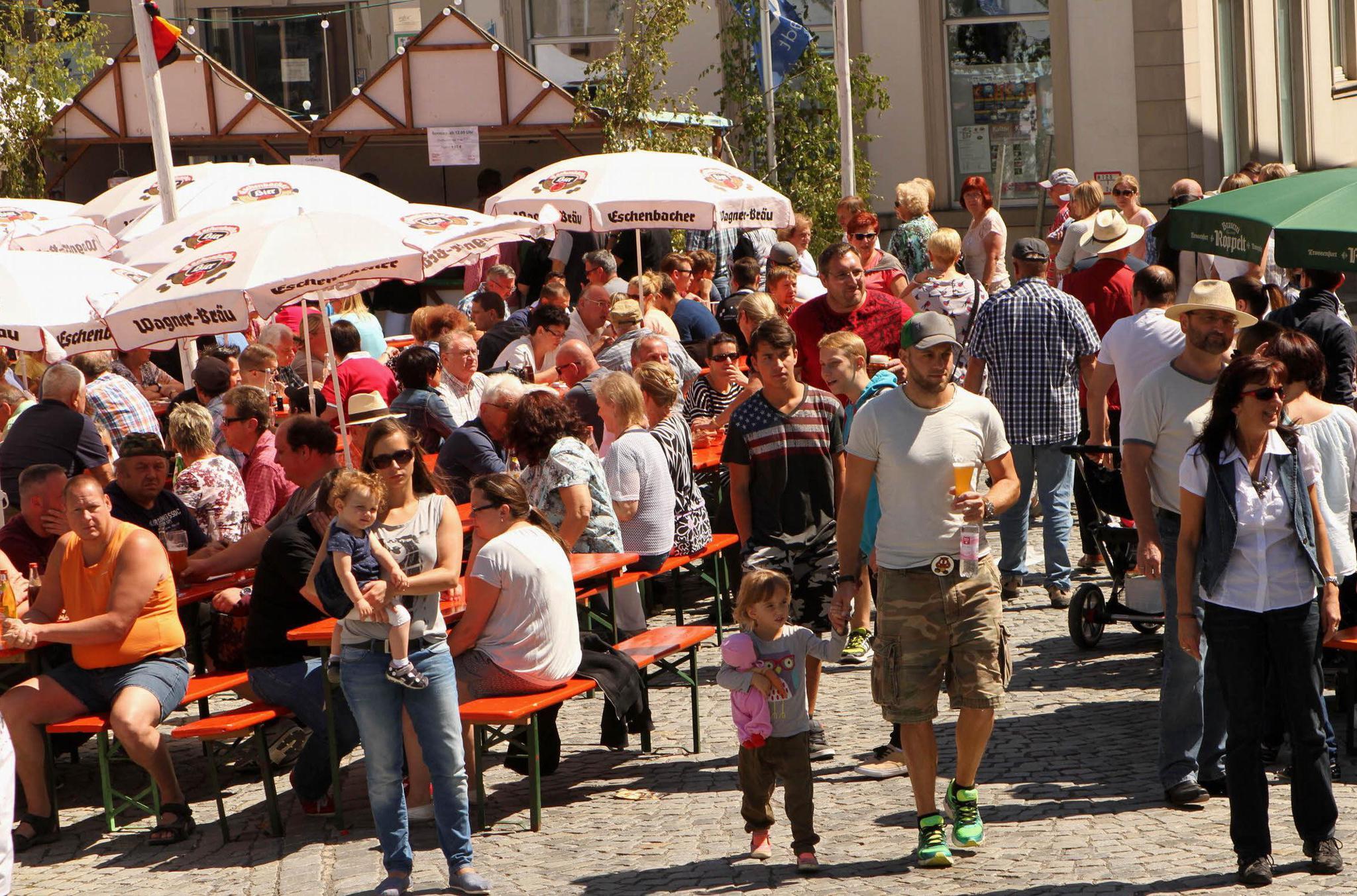 Die Stadt Eltmann macht ein Fass auf