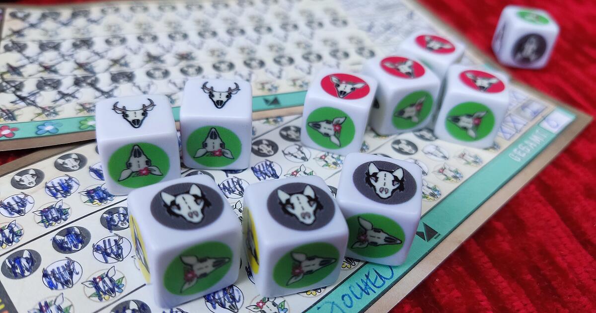Spiele-Test "Rock the Bock": Roll-And-Write mit bockstarkem Ärgerfaktor