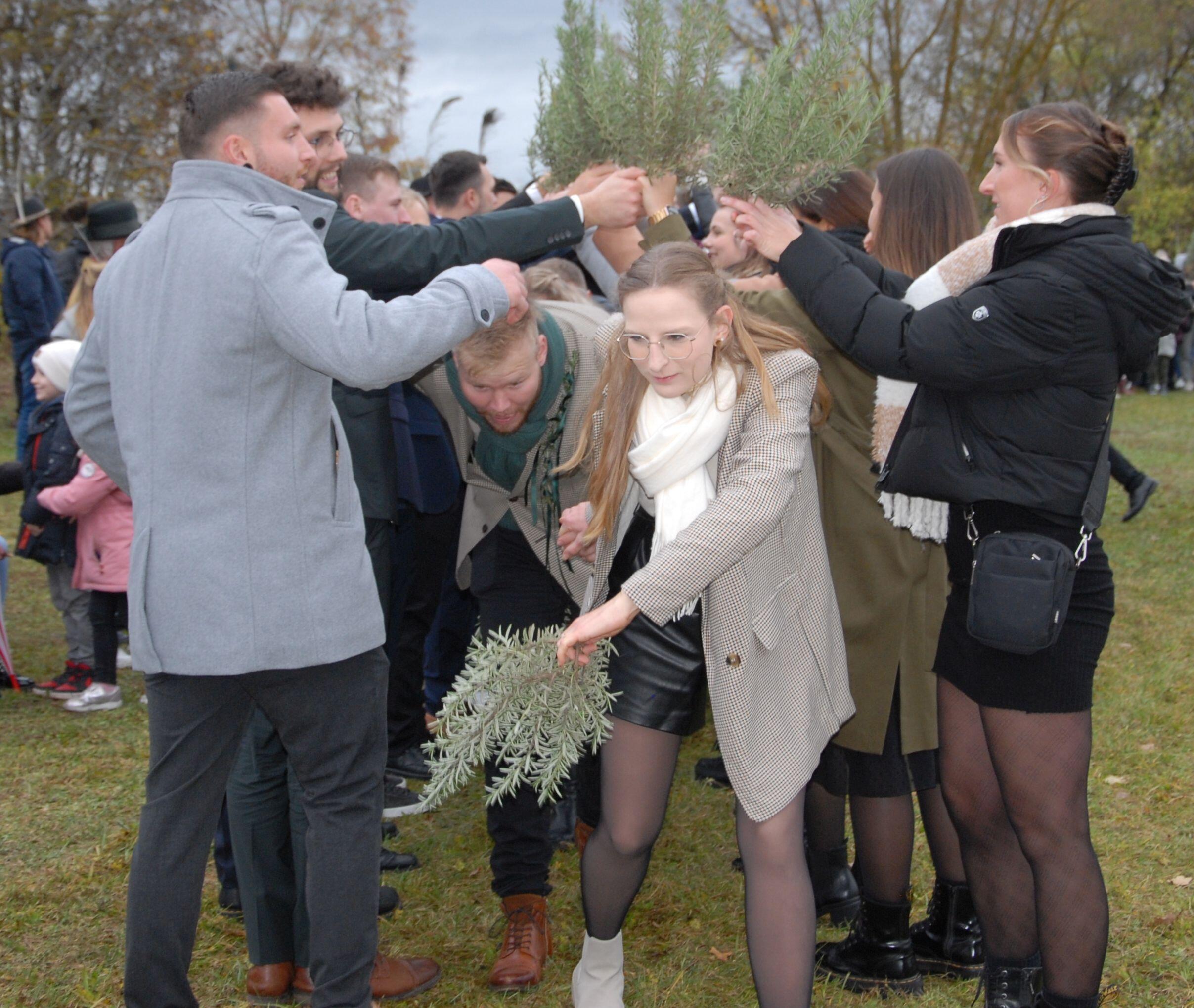 Der krönende Abschluss für Anführer Andi Reitmeier: 35 Wasenpaare ...